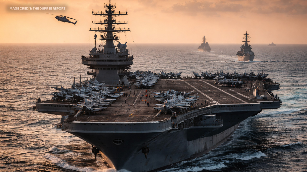 Trump Deploys Naval Armada To Iran Amid Crisis